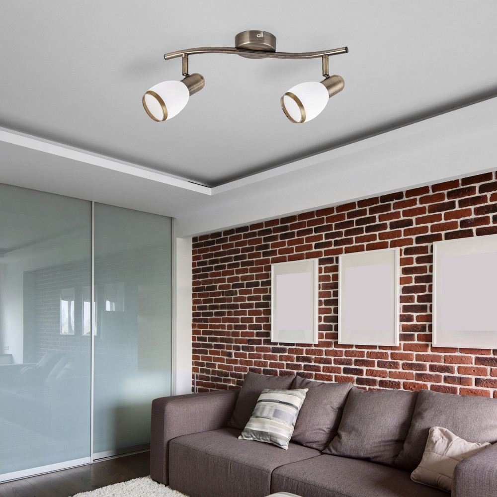 Rábalux Elite 5971 mennyezeti lámpa bronz fém E14 2x MAX 40 E14 IP20 ...